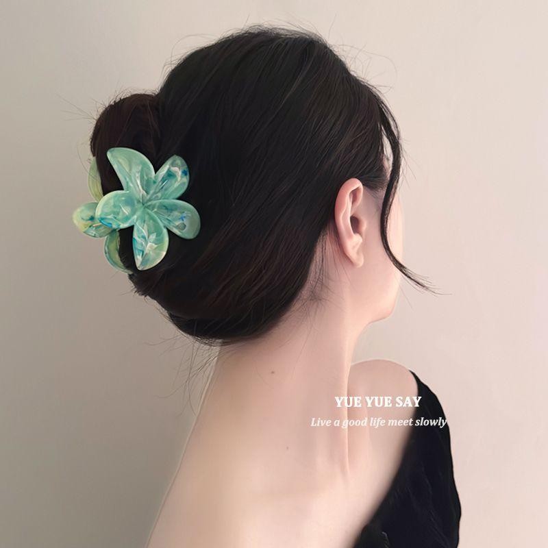Fashion Egg Flower Grab Clip Mint Manbo Vacation Style 2024 Top Selling ...