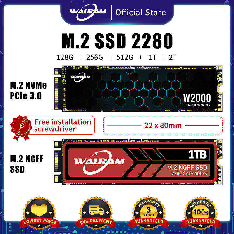 M.2 NVME WALRAM 128Gb 256Gb 512Gb 1Tb Capacity Solid State Drives 2Tb Hard Drive M2 Ssd M.2 Nvme ...