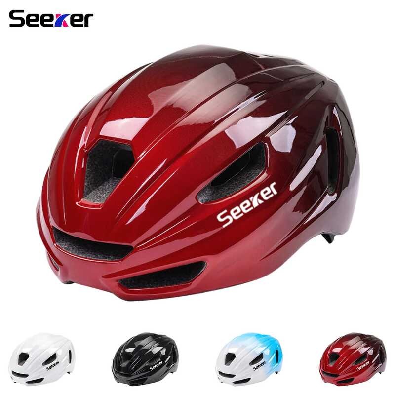 Seeker Men's Helmet Lightweight Breathable Highway Mountain Bike Helmet ...