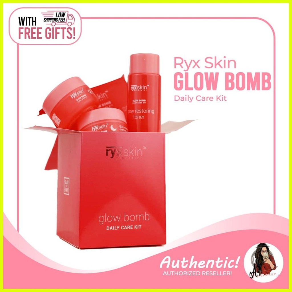 ryx glombomb new Packaging whitening set for adult | Shopee Philippines