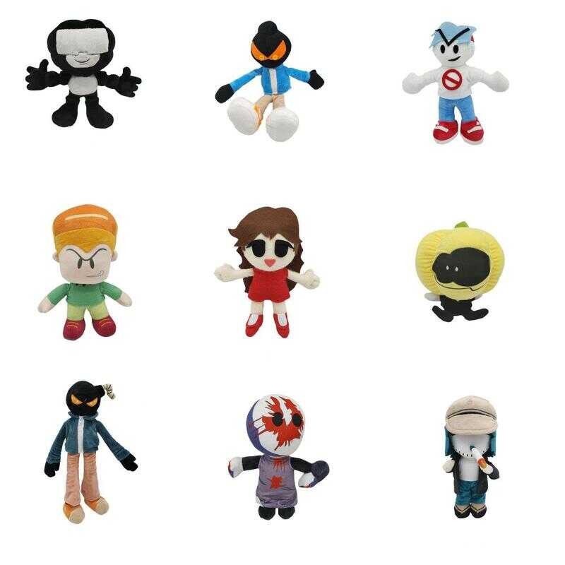 Night Friday Funkin FNF Plush Toy Garcello Whitty Spooky Month Pump ...