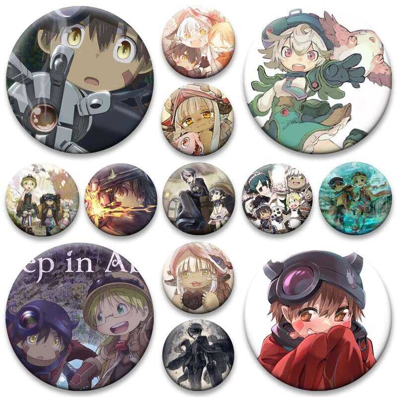 Cartoon Style Badge Made in Abyss Simple Brooches on Backpack Clothes ...