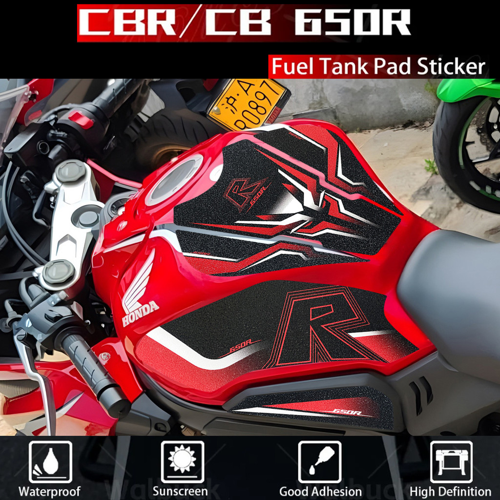 3M Frosted Motorcycle Fuel Tank Sticker Oil Gas Cap Cover Decal ...