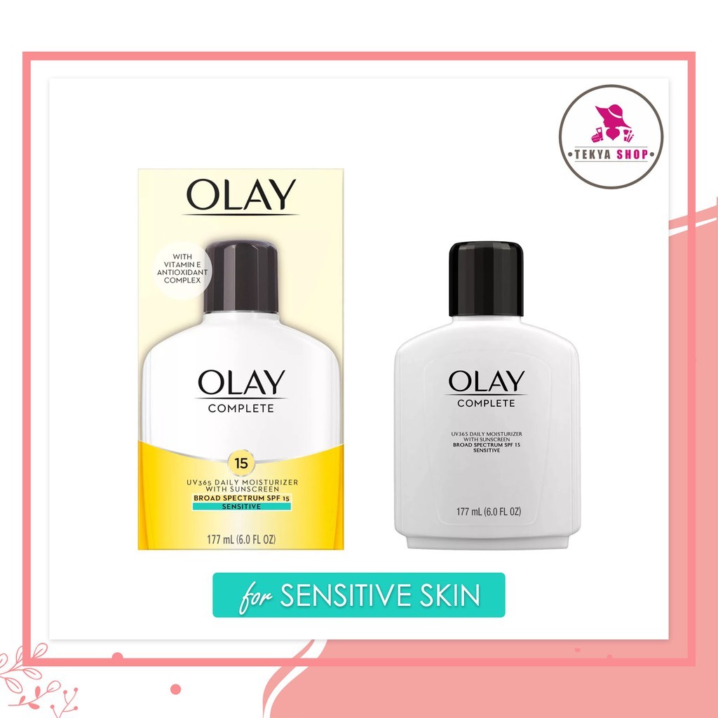 Olay Complete Lotion Moisturizer for Sensitive Skin - SPF 15, 118 & 177 ...