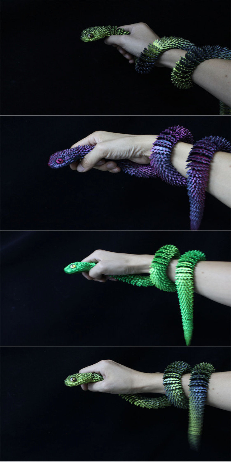 [Meow.Sensei]Viper3D Print Movable Joint Super Long Animal Hand Office ...