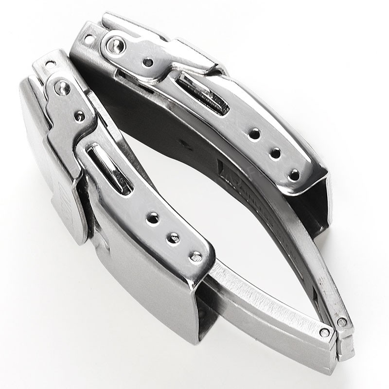 304 Solid Stainless Steel Watch Buckle Metal Folding Clasp for Seiko ...