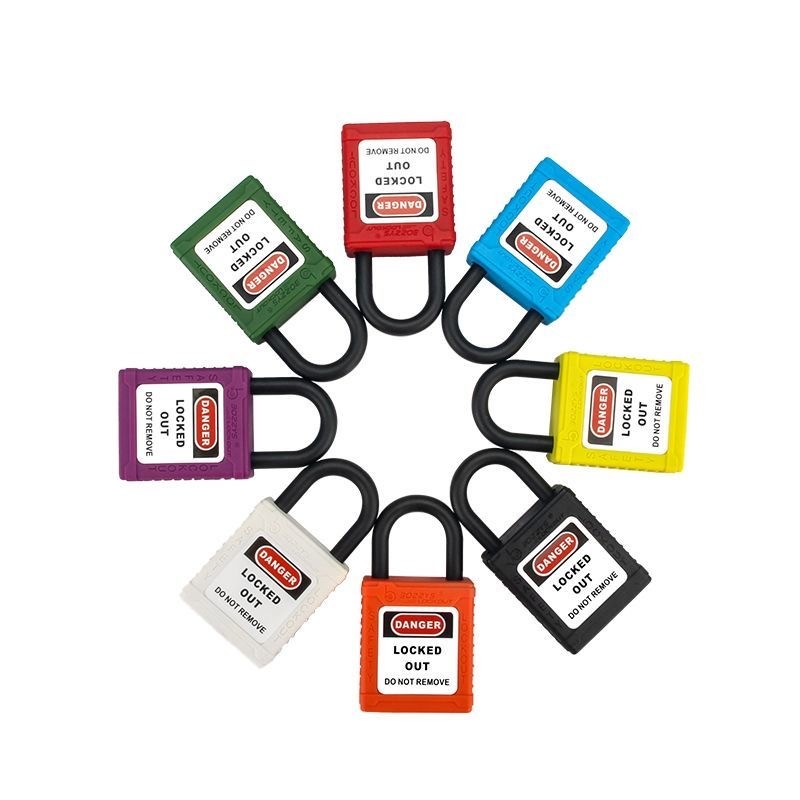 Nylon LOTO Padlock 38mm Lockout Industry Tools For Insulation Safety ...