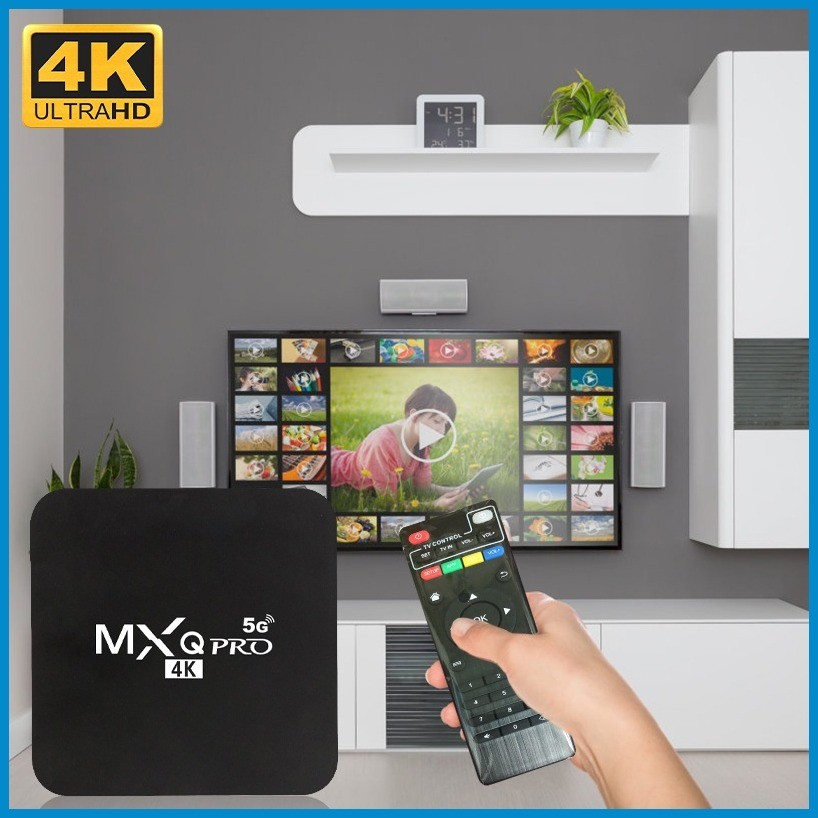 ∛ mxq pro tv box 4k 5g 4gb 64gb android smart digibox tv box for tv ...