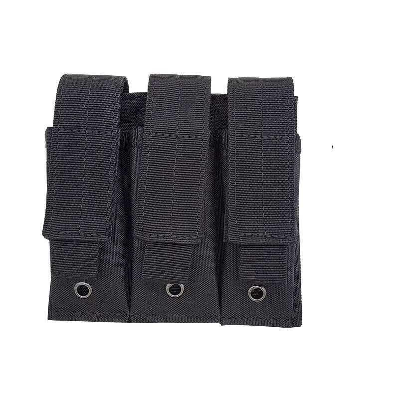 Tactical triple magazine bag, field vest, MOLLE accessory bag ...