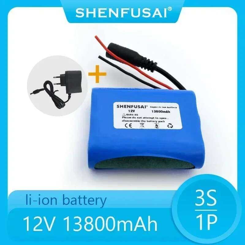 678 1 Powerful 12V Lithium Battery Pack 13800Mah With Long Lasting ...