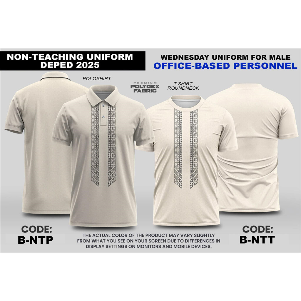 FOR CLASSROOM -BASED PERSONNEL TEACHIG UNIFORMS DEPED 2025 POLO AND T ...