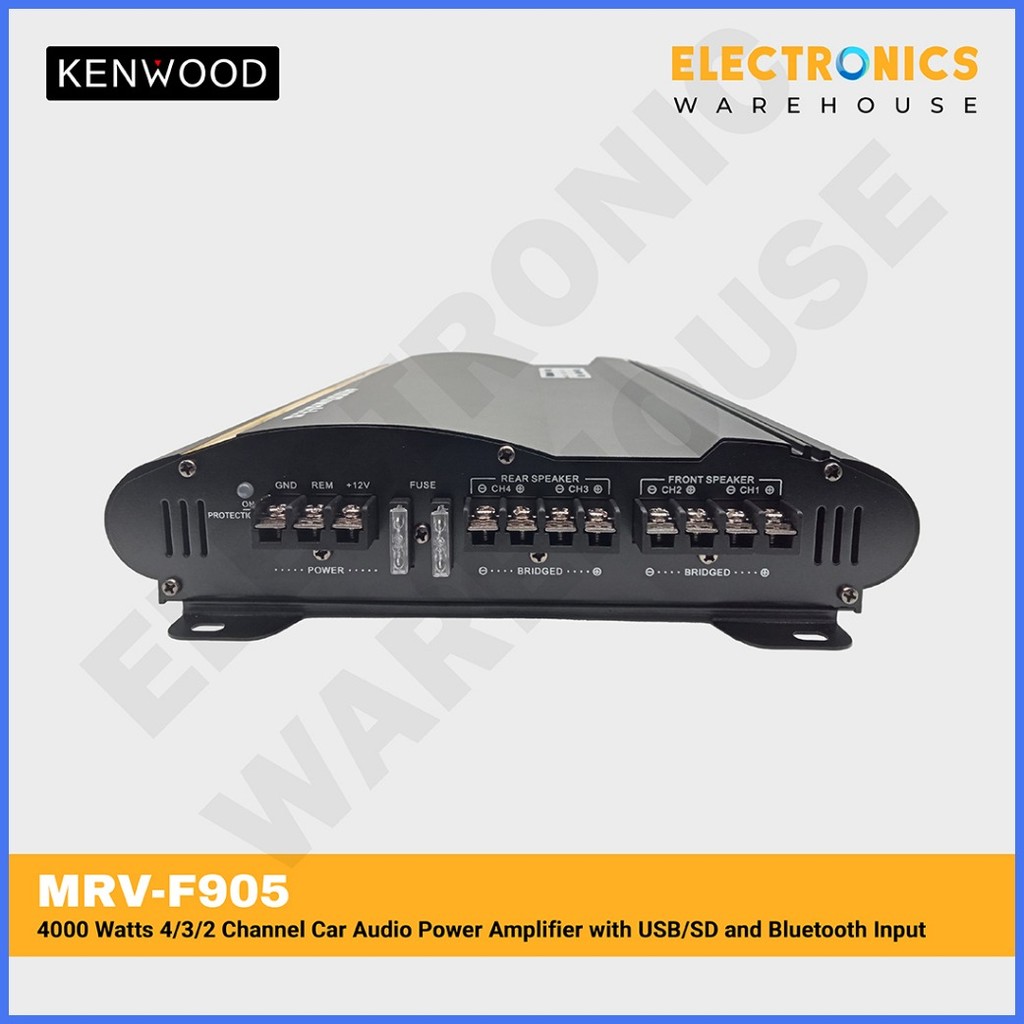 ∷ Kenwood MRV-F905 4000 Watts 4/3/2 Channel Car Audio Power Amplifier ...