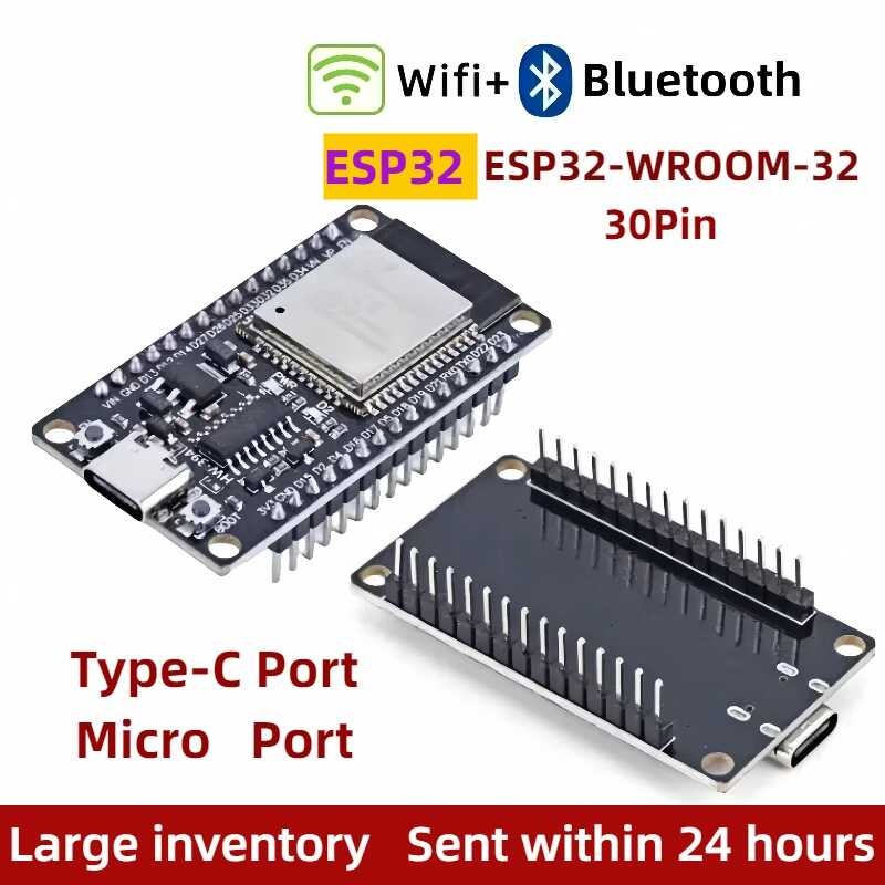 Esp-32 2 Esp32-Wroom-32 Development Module Wireless Wifi+Bluetooth Dual Core Cp2102 Ch9102 Ch340 ...