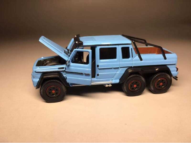 1/64 ★ ERA G63 AMG 6X6 Baby Blue Die Cast Model Car Collection Limited ...