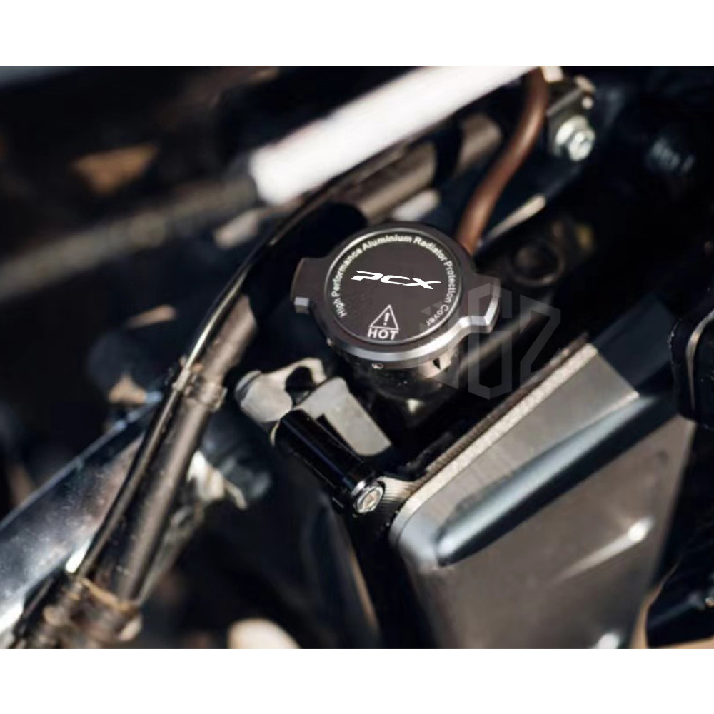 For HONDA PCX150 PCX160 Motorcycle Coolant Radiator Cover CNC Water ...