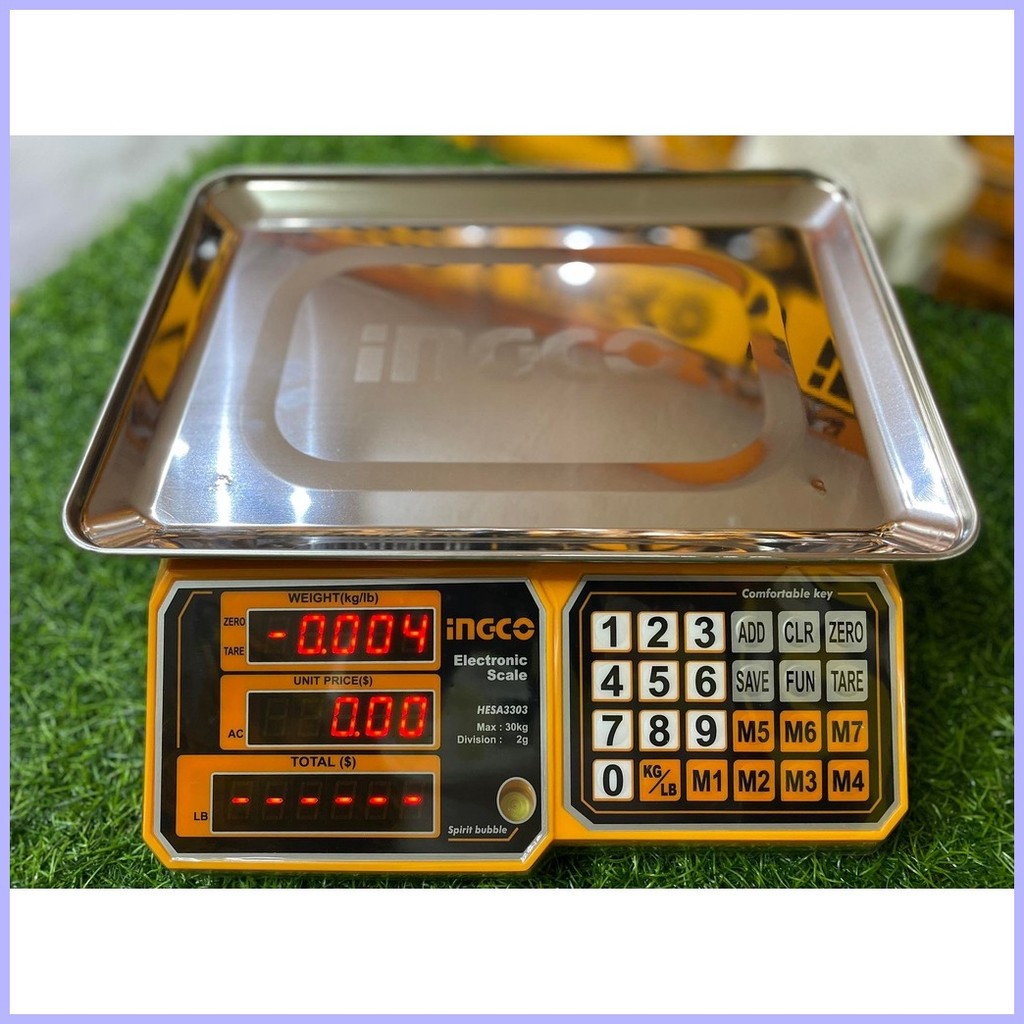 Ingco Electronic Scale 30KG HESA3303* MERVILLE | Shopee Philippines