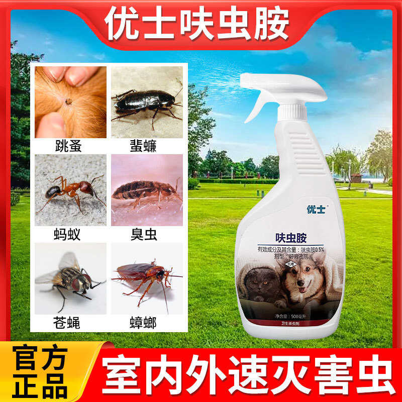 Flea medicine Household non non-toxic insecticide for killing lice and ...
