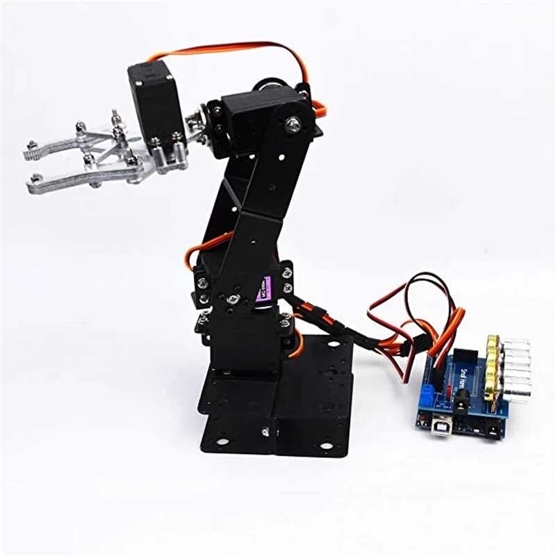 C43 4Doluminum Metal Robot Arm DIY Robotic Claw Arduino Kit 4Fb ic ...