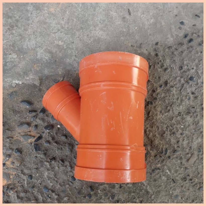 ۞ ∏ good quality thick sanitary pvc orange Wye 2x2 3x2 3x3 4x3 4x2 4x4 ...