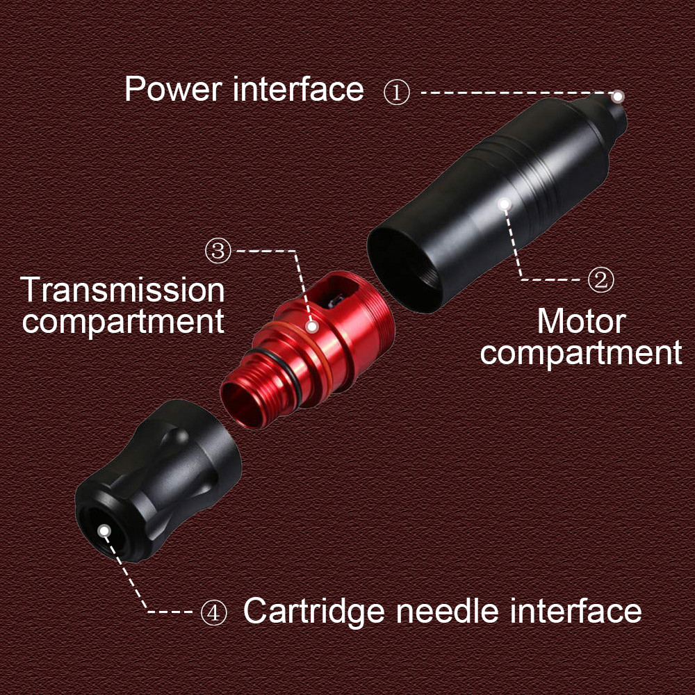 Hine Rotary Kit Mini Power Ply Battery Cartridge Needles Set Para Sa ...