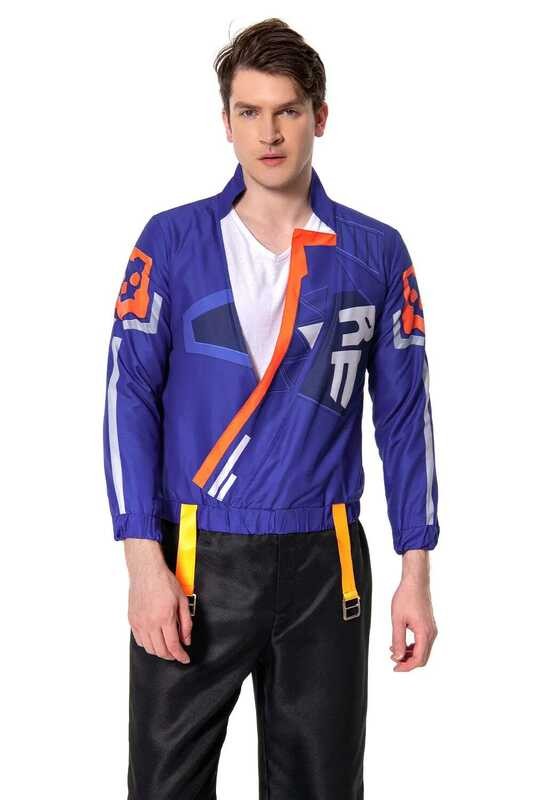 Valorant Yoru Cosplay Costume Coat Outfits Adult Blue Jacket Kid Role ...