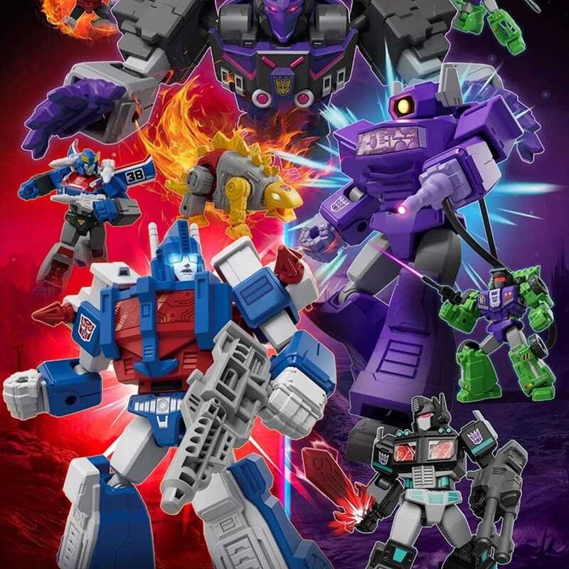 Xj Original Blokees Transformers Galaxy Version 4Th Shockwave Ultra ...