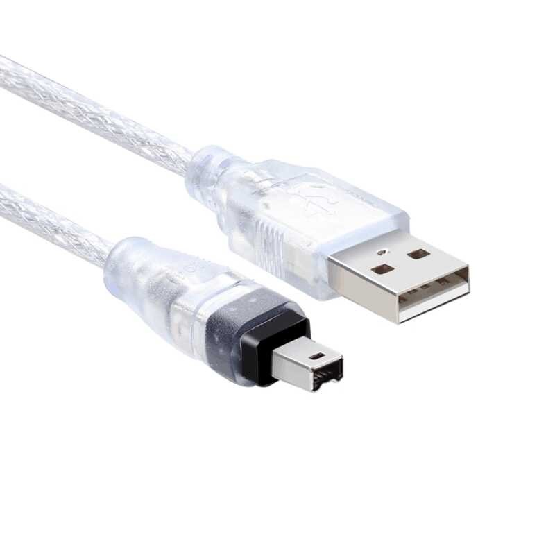 K USB 2.0 To 1394 4Pin Data Cable DV Data Cable 4-Pin, USB To IEEE 1394 ...