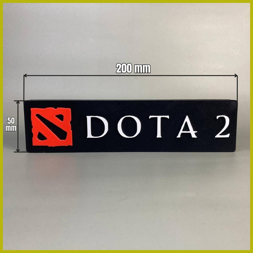 3D Printed Dota 2 Logo Standee Premium Gaming Display | Shopee Philippines