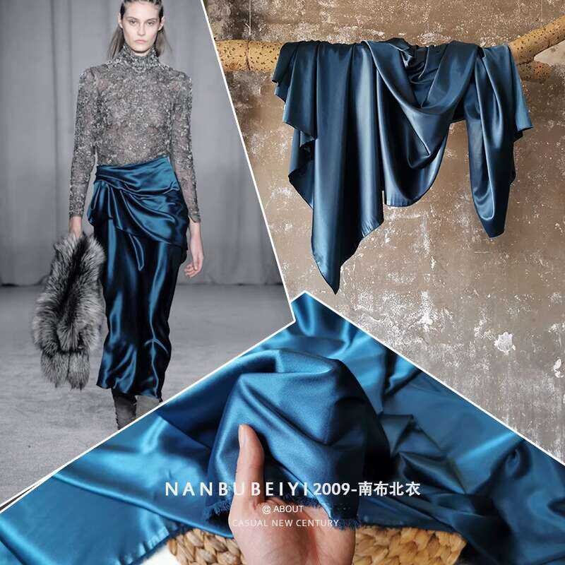Elastic silk lining, lining fabric, high-density glossy ancient qipao ...
