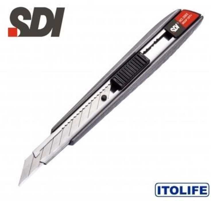 SDI Aluminum Die-Cast Grip Cutter/Utility Knife 3005C (9Mm, 30 Degrees ...