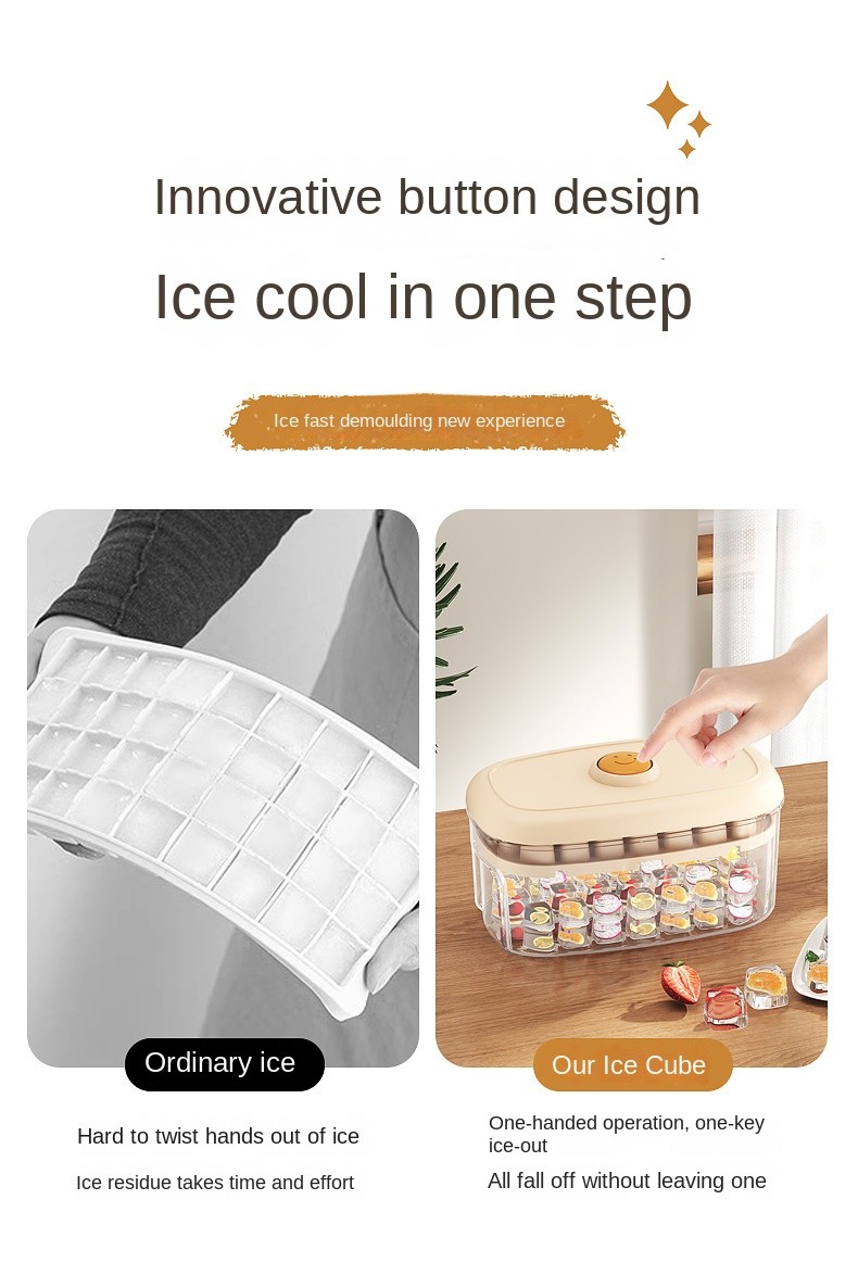 movable Ice maker Cube tray Molder with cover silicone container for ...