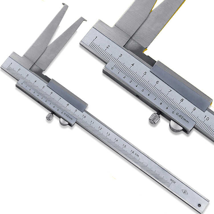 10-160mm 7 0.02mm stainless steel Inside Groove Vernier Caliper Mono ...