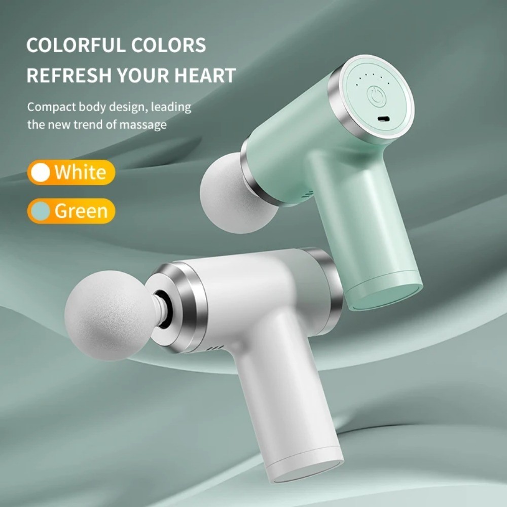 USB Mini Fascia Gun Muscle Relaxation Massager Electric Vibration ...