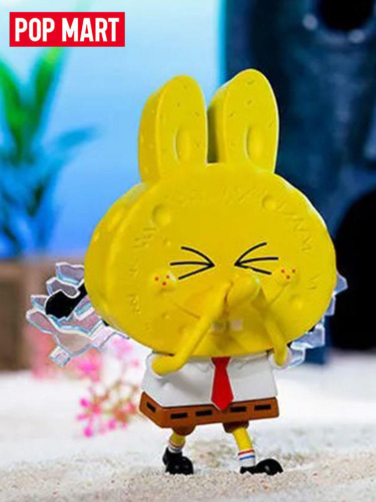 Labubu The Monsters Spongebob Series Blind Box Figure POPMART Bubble ...
