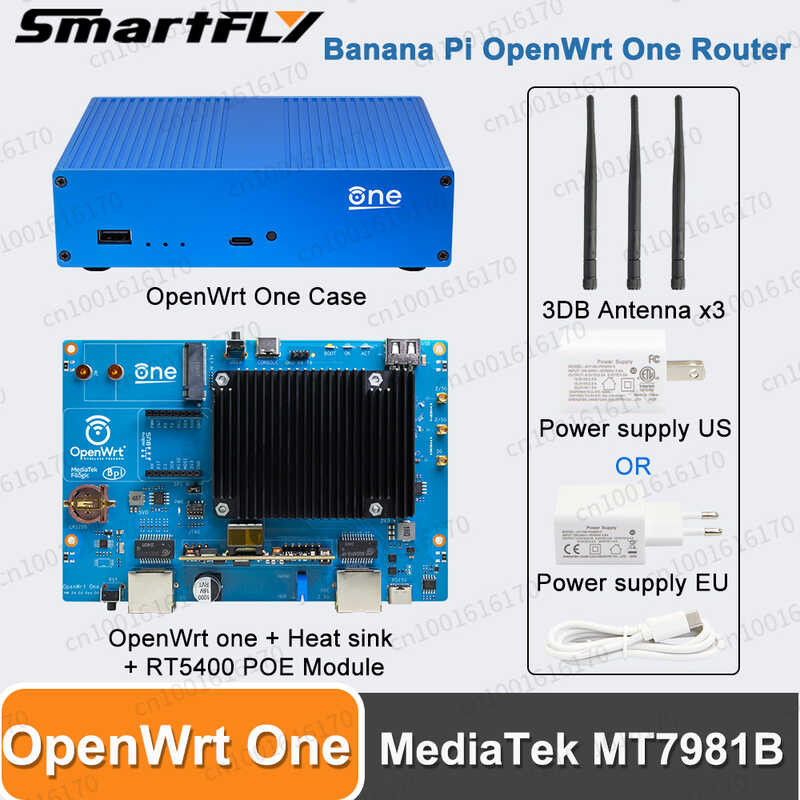 Banana ☆ Pi Openwrt One Router Mt7981b Development Board Dual-Band Wifi ...