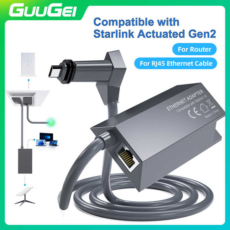 Para GUUGEI Sa Stark V2 Converter Adapter Upang Convert Router Sa Rj45 ...