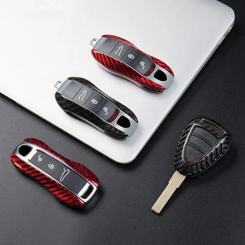 High Quality Car Carbon Fiber Key Case Cover For Porsche an 911 ...