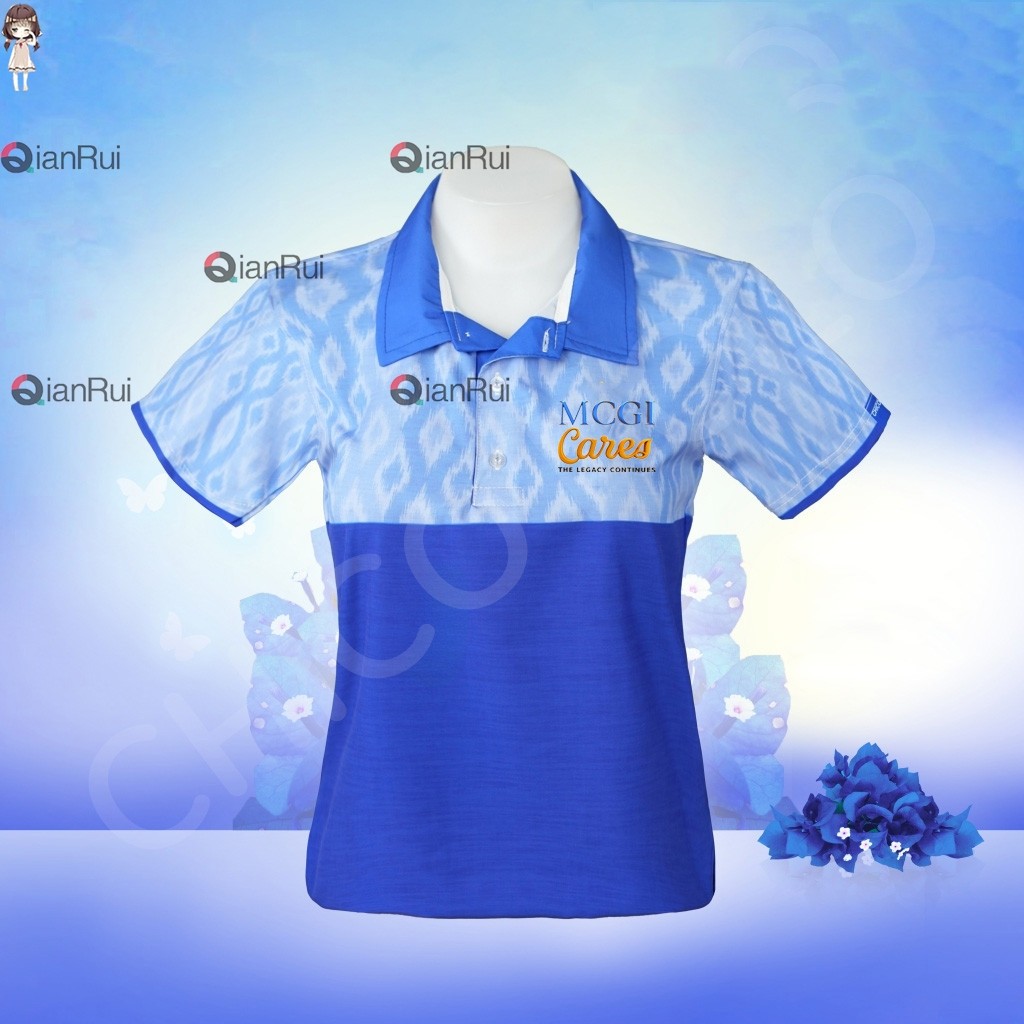 MCGI Polo Shirt V6: Iconic Blue and Orange Design, Showcasing the Spirit of Care(Free ...