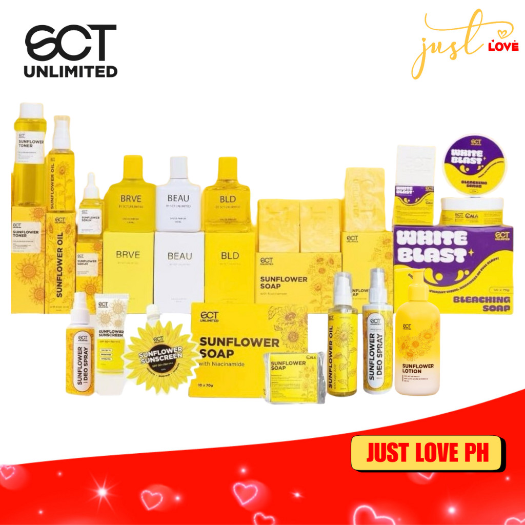 SCT Unlimited Sunflower Soap, Oil, Lotion, Serum, Toner, Deo, White ...