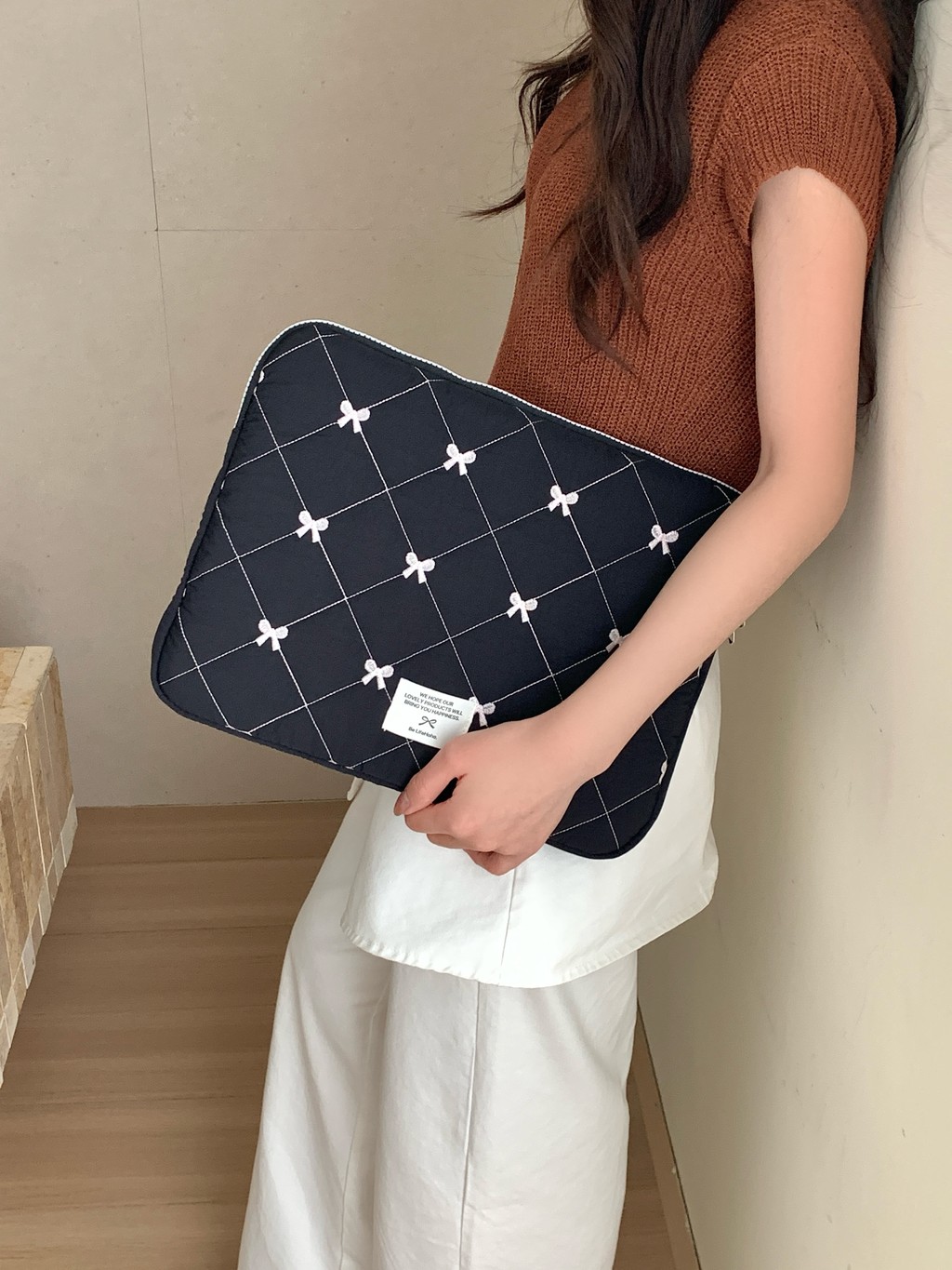 Laptop Bag Ins Original Cool Bow Shockproof Tablet PC Liner Package ...