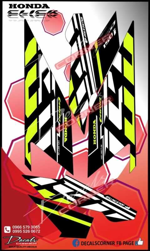 Honda Click V1 Stock Sticker | Shopee Philippines