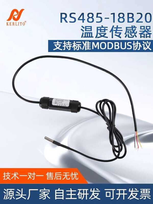 RS485 sensor 18B20 waterproof probe transmitter serial port temperature ...