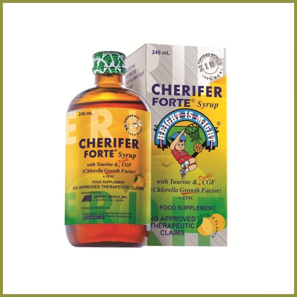 CHERIFER Forte Syrup with Zinc 240mL Syrup | Shopee Philippines