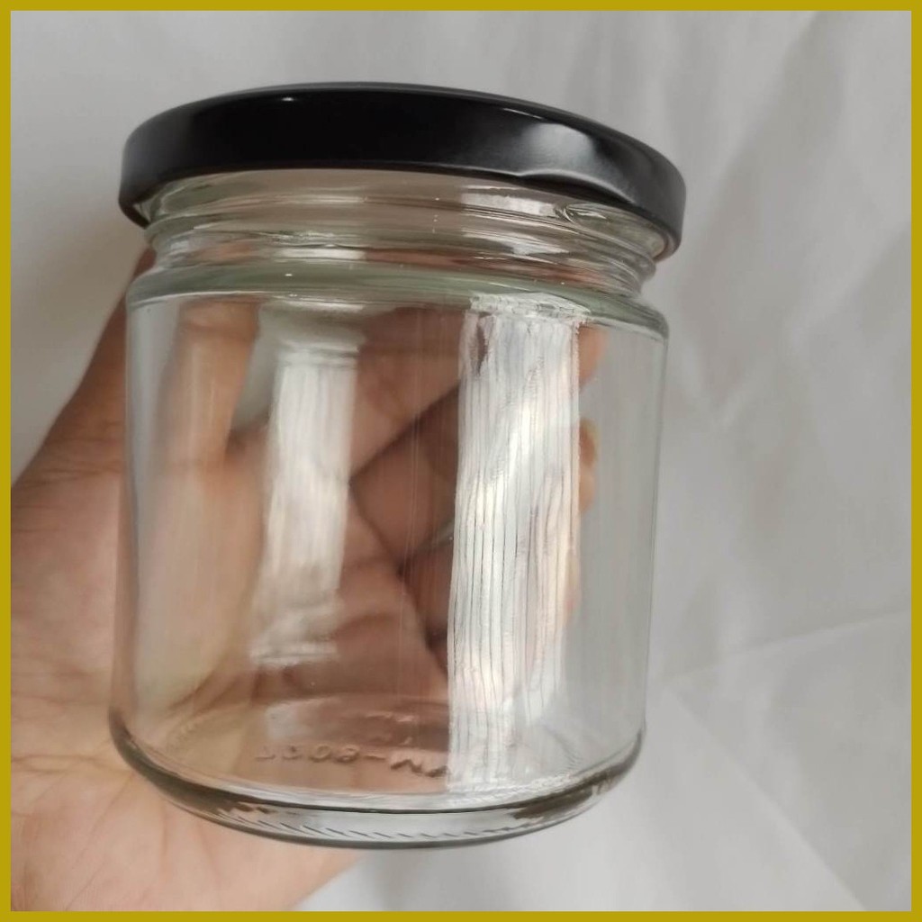 M7208 200ml Food grade glass jar Straight Jar sold per box garapon ...