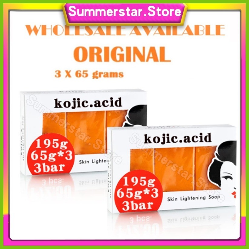 ⌚ ⚠️ 3 Pcs Set Kojie san Soap original Kojiesan Kojisan Kojic acid Soap ...