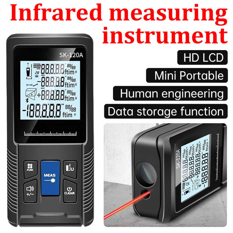 Rangefinder High-Precision Handheld Laser Electronic Infred Measuring ...