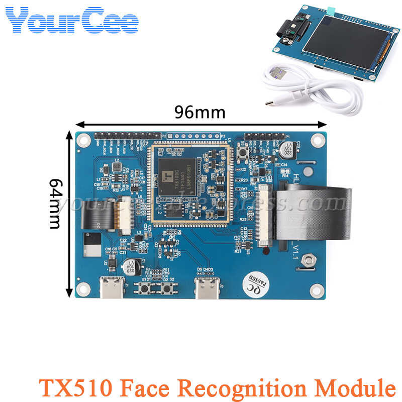 Tx510 ☆ Face Hlk-Tx510 3D Camera Infrared Detection Recognition 5V/1A Development Board Module H ...