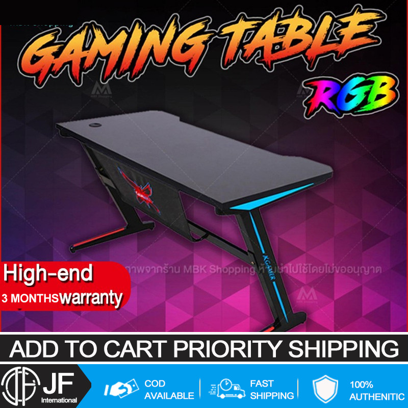 in stock NEW Carbon fiber Gaming Table RGB Gaming Desk Office desk ...