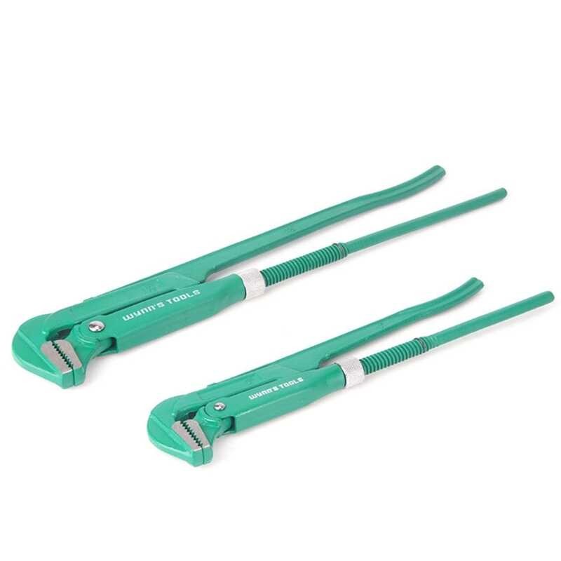 Heavy 3 Duty Straight Plumbing Wrench Carbon Steel Universal Adjustable ...