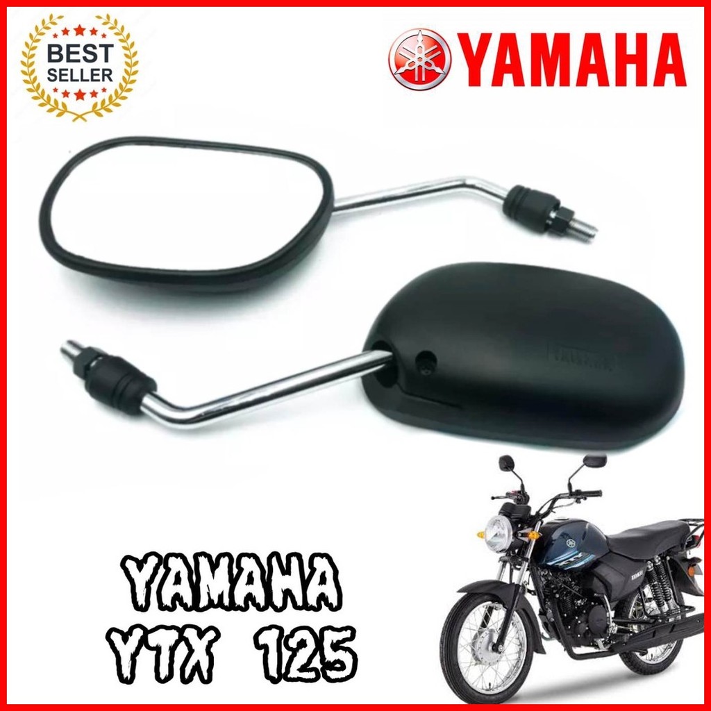 YAMAHA YTX 125- Motorcycle Side Mirror Chrome Stem | Stock genuine ...